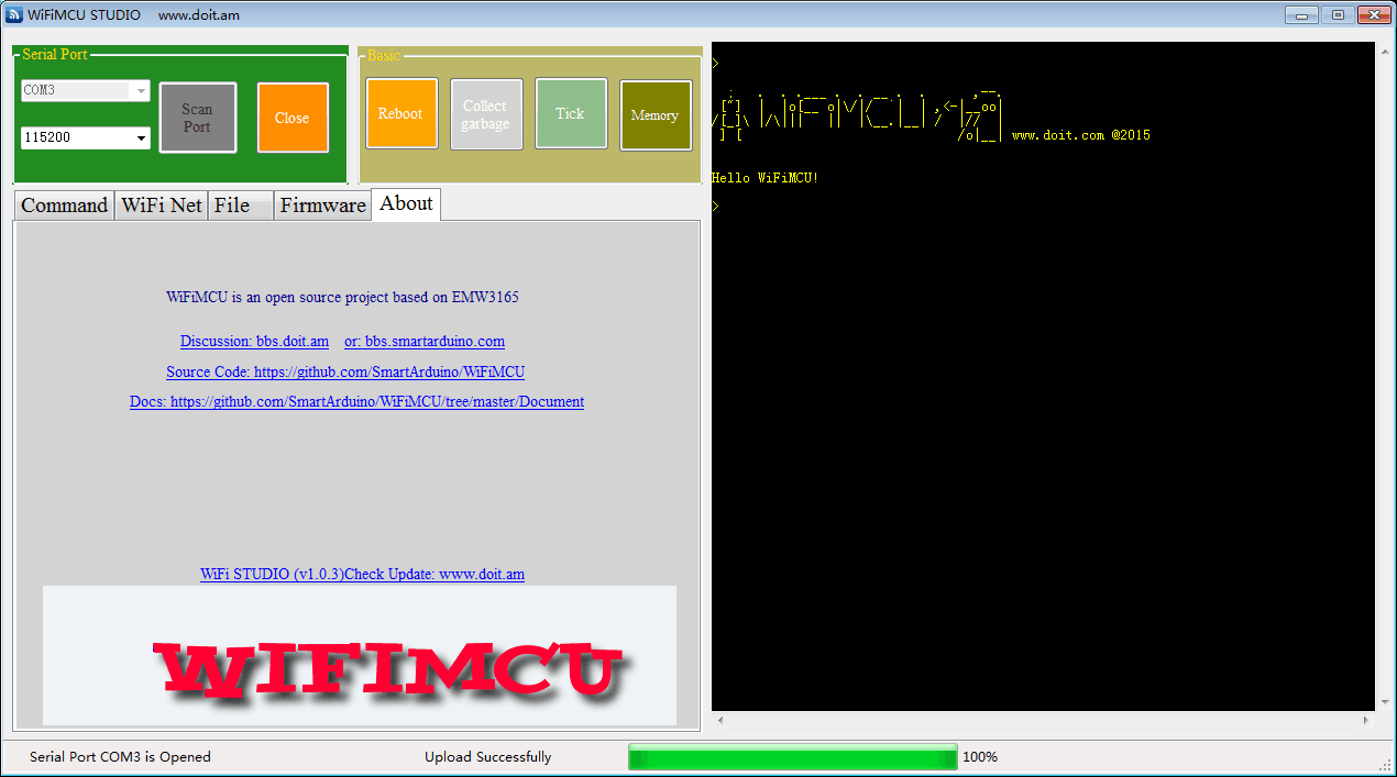 WiFiMCU - płytka deweloperska z STM32F4, WiFi(Broadcom) i Lua