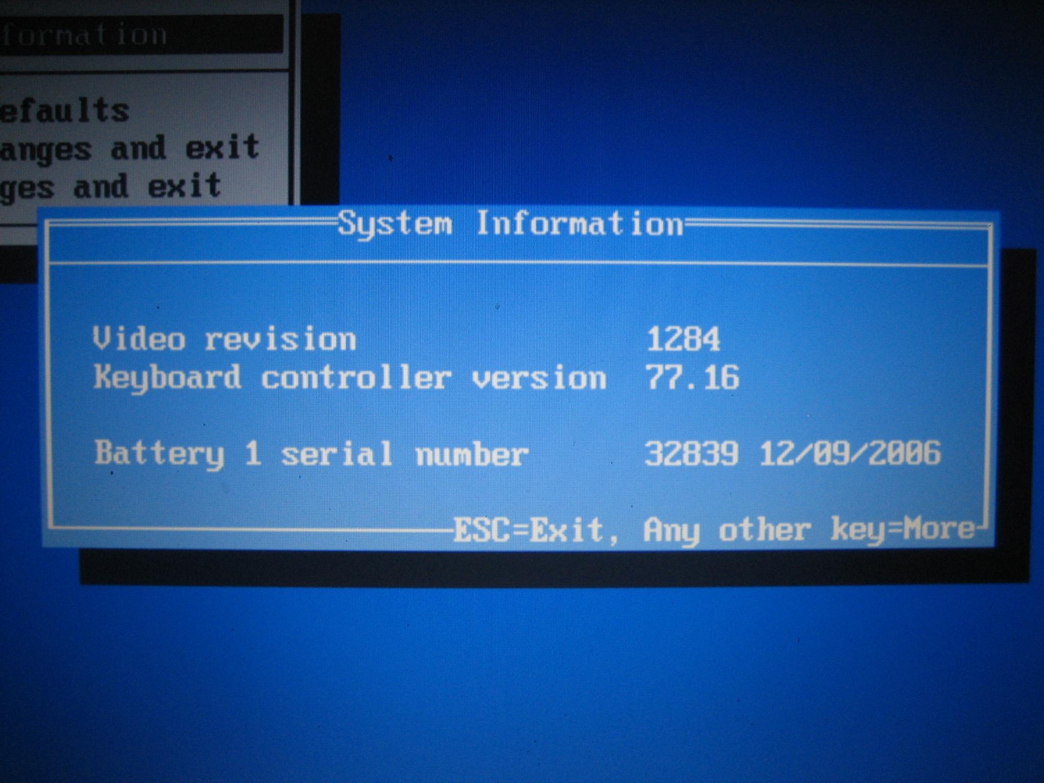 Przy próbie bootowania z CD non-system disk or disk error