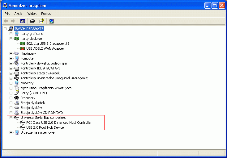 problem z zawieszaniem Windows XP przy włączonym Wi-Fi