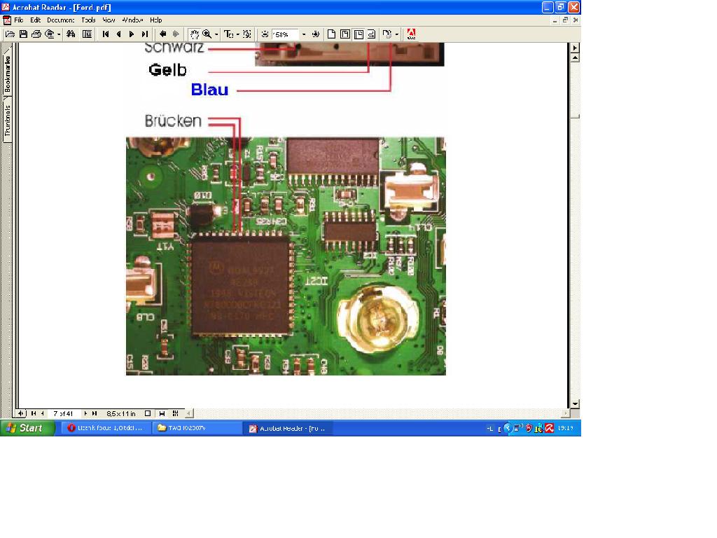 Jaki układ scalony w liczniku Ford Focus 1.8 TDCi 2001? 68HC11E9 czy 24c04?