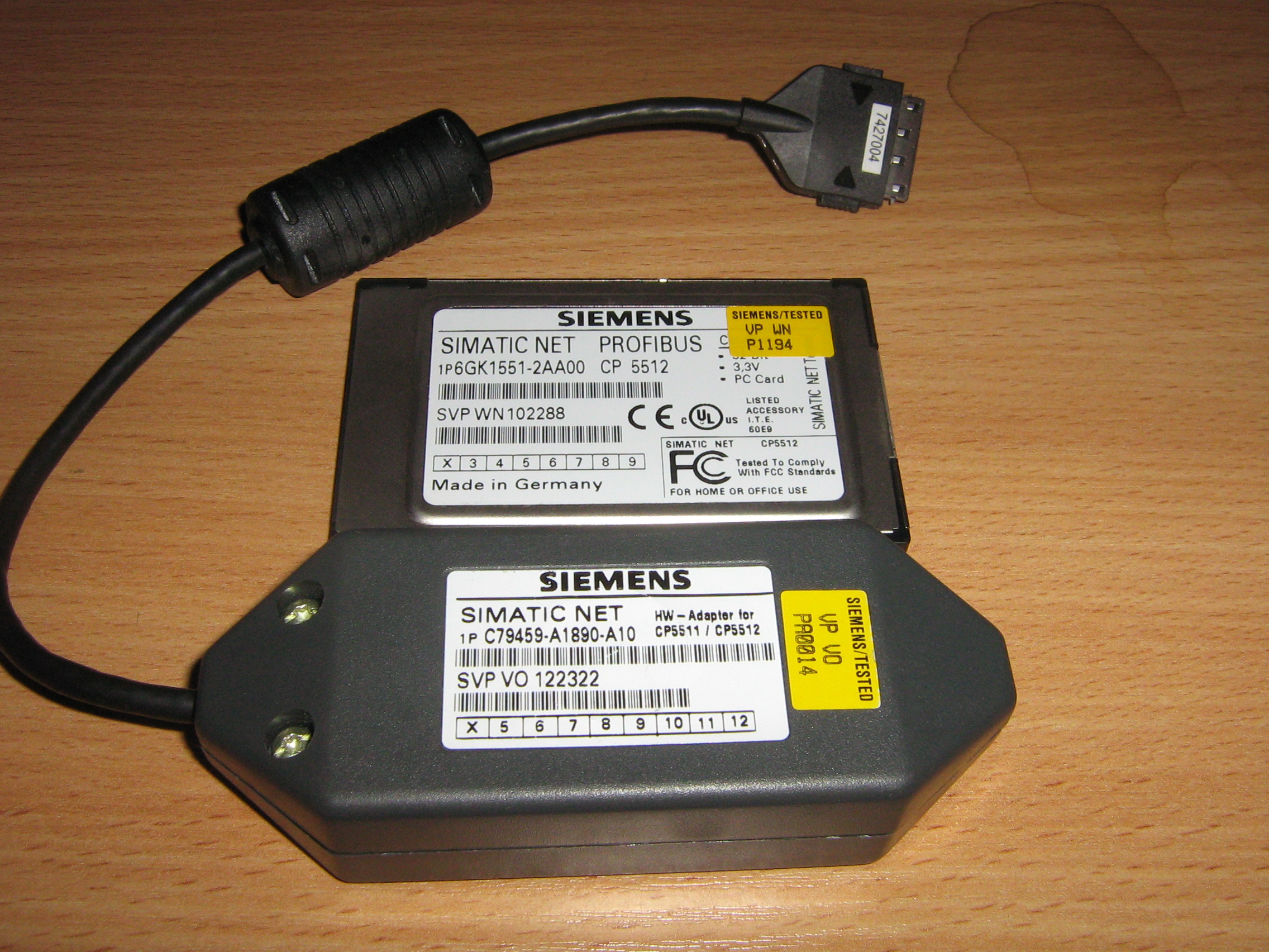 Sprzedam kartę Siemens Simatic CP5512 CP 5512 - elektroda.pl