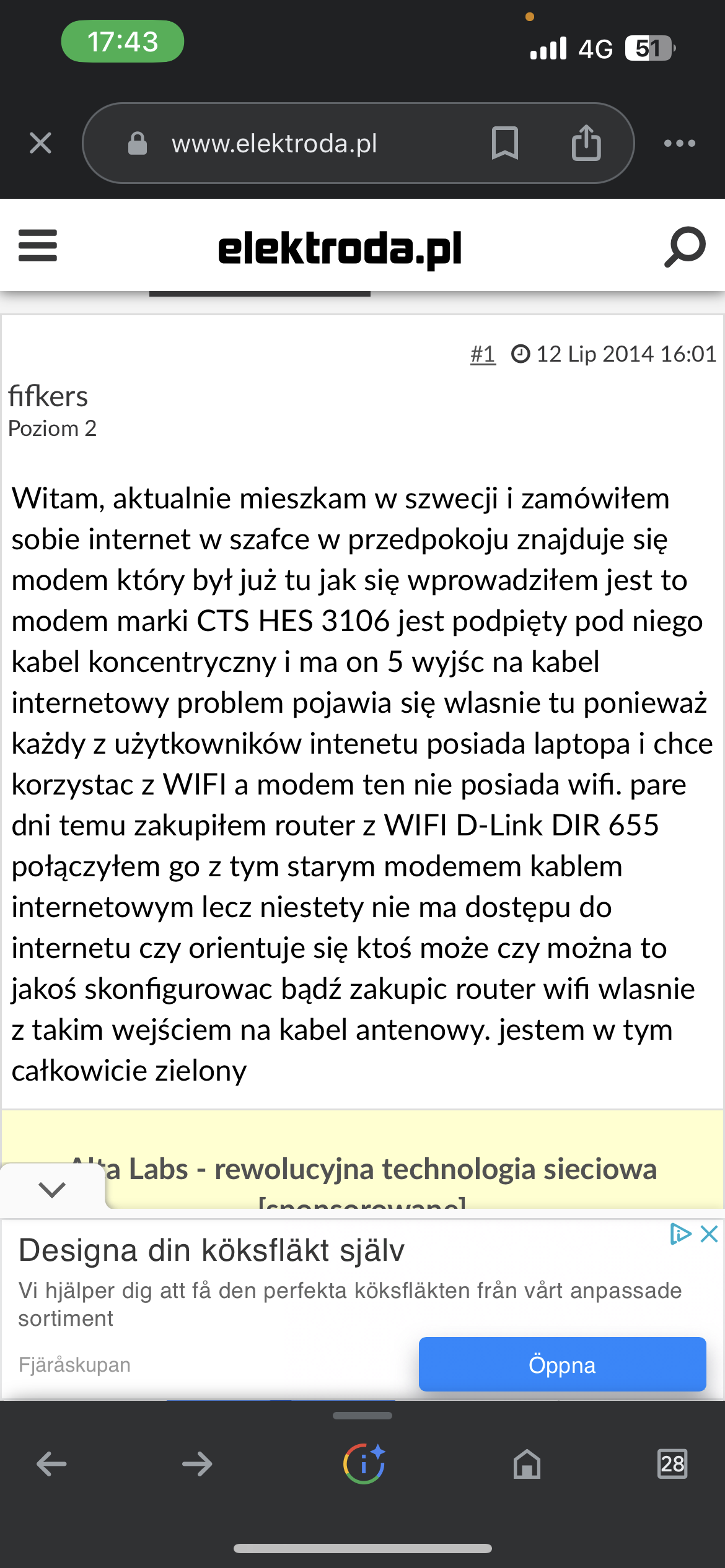Konfiguracja internetu z modemem CTS HES-3106-PLUS i routerem Xiaomi ...