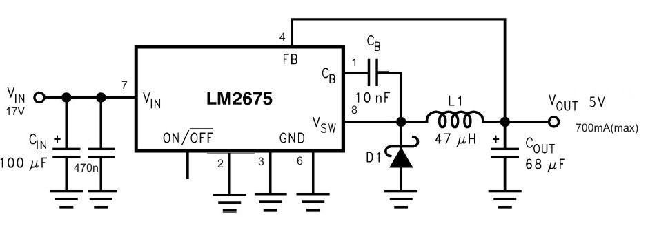 Przetwornica na LM2675 - prośba o sprawdzenie wzoru PCB