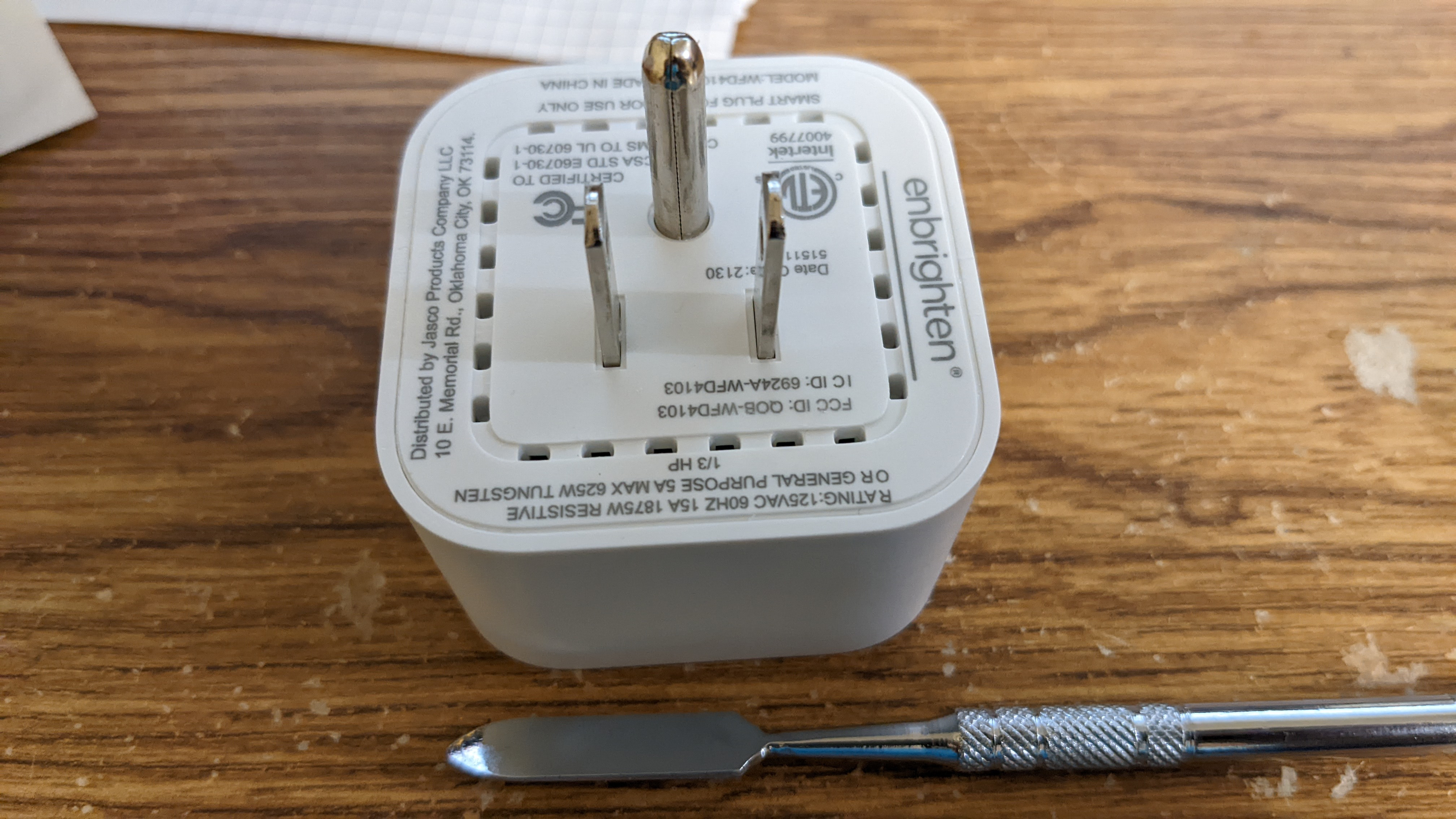 Enbrighten WFD4103 WiFi Switch Teardown - BK7231T WB2S module