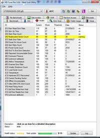 Dysk ST9500420ASG - Reallocated Sector, jak poprawić sprawność?