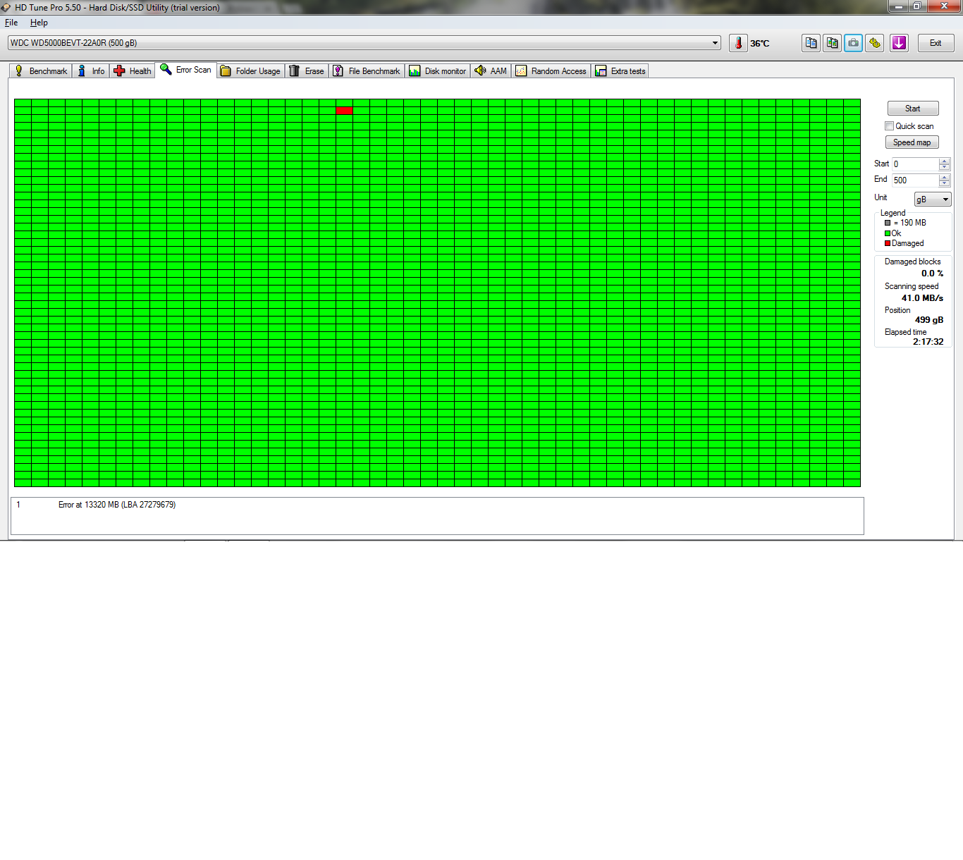 HD Tune - Prośba o interpretację wyników HD Tune - elektroda.pl