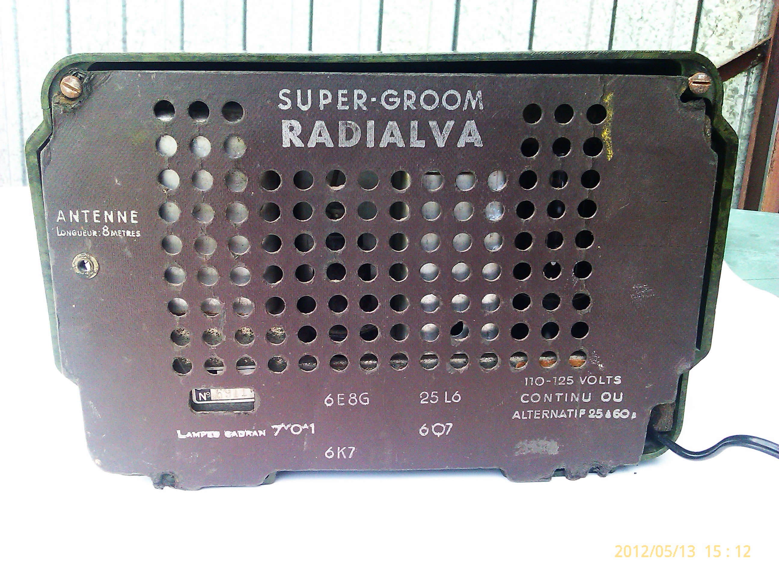 Szukam schematu i lamp 6Q7, 25L6 do radia RADIALVA Super Groom 1939