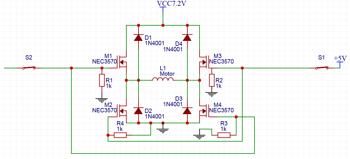 Mostek H na NEC3570, zbyt niska moc silników przy zasilaniu 5V z Arduino?