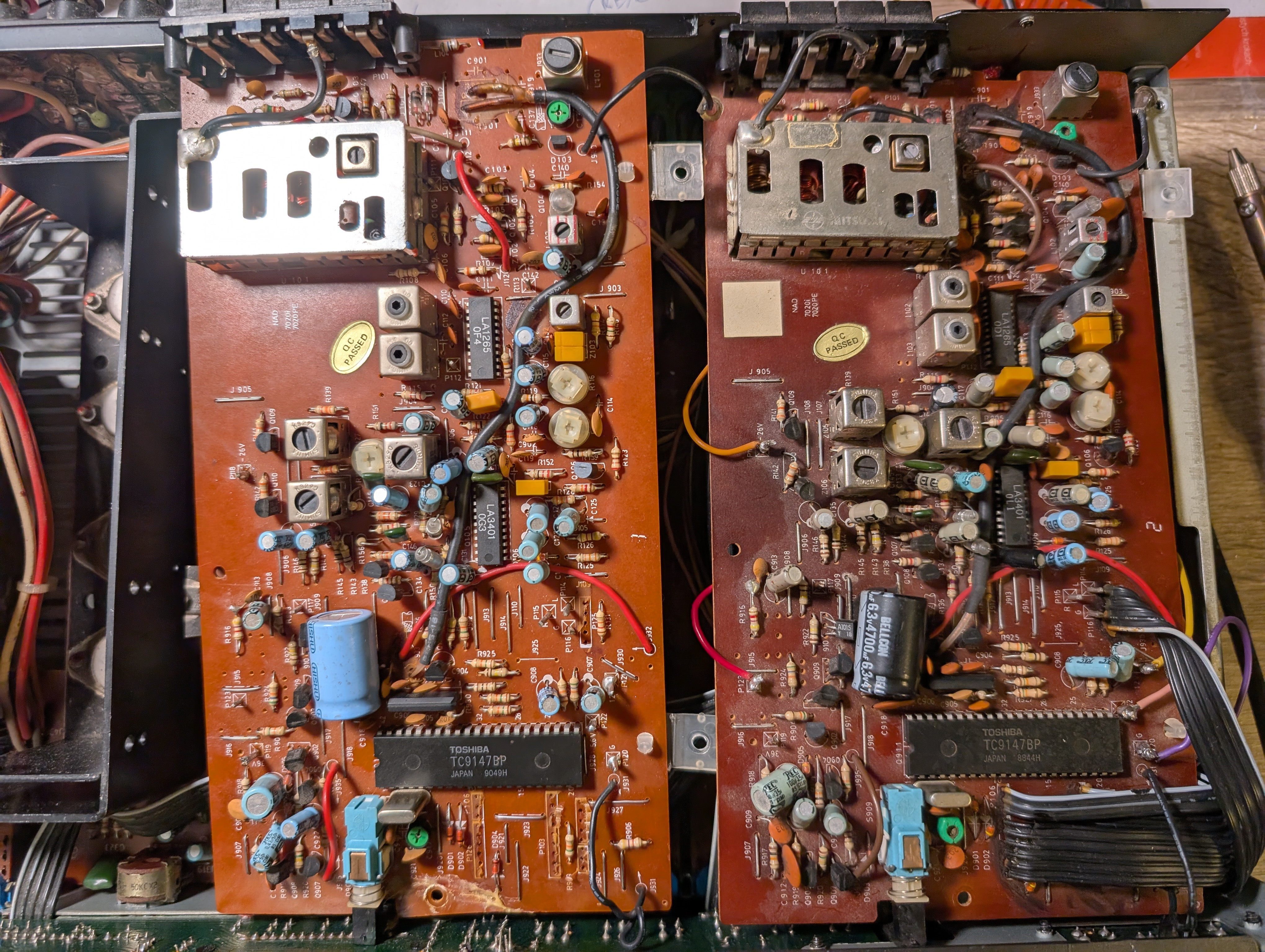 NAD 7020i - Brak odbioru stacji FM po zamianie przewodów zasilania, co ...