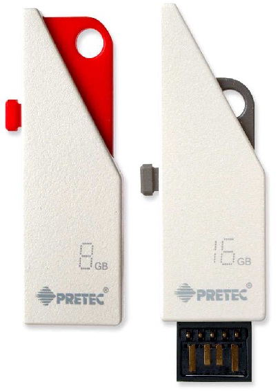 Pendrive Pretec i-Disk Push! USB 3.0 z chowanym łączem