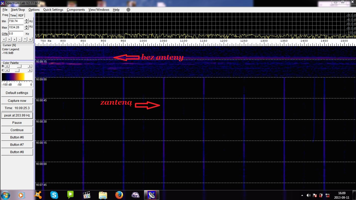 Nasłuch 3Hz-30kHz: Odbiorniki i sztuczne sygnały w Spectrum Lab - 14