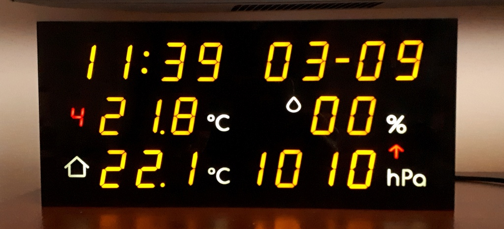 LED weather station with NTP clock and calendar - elektroda.com