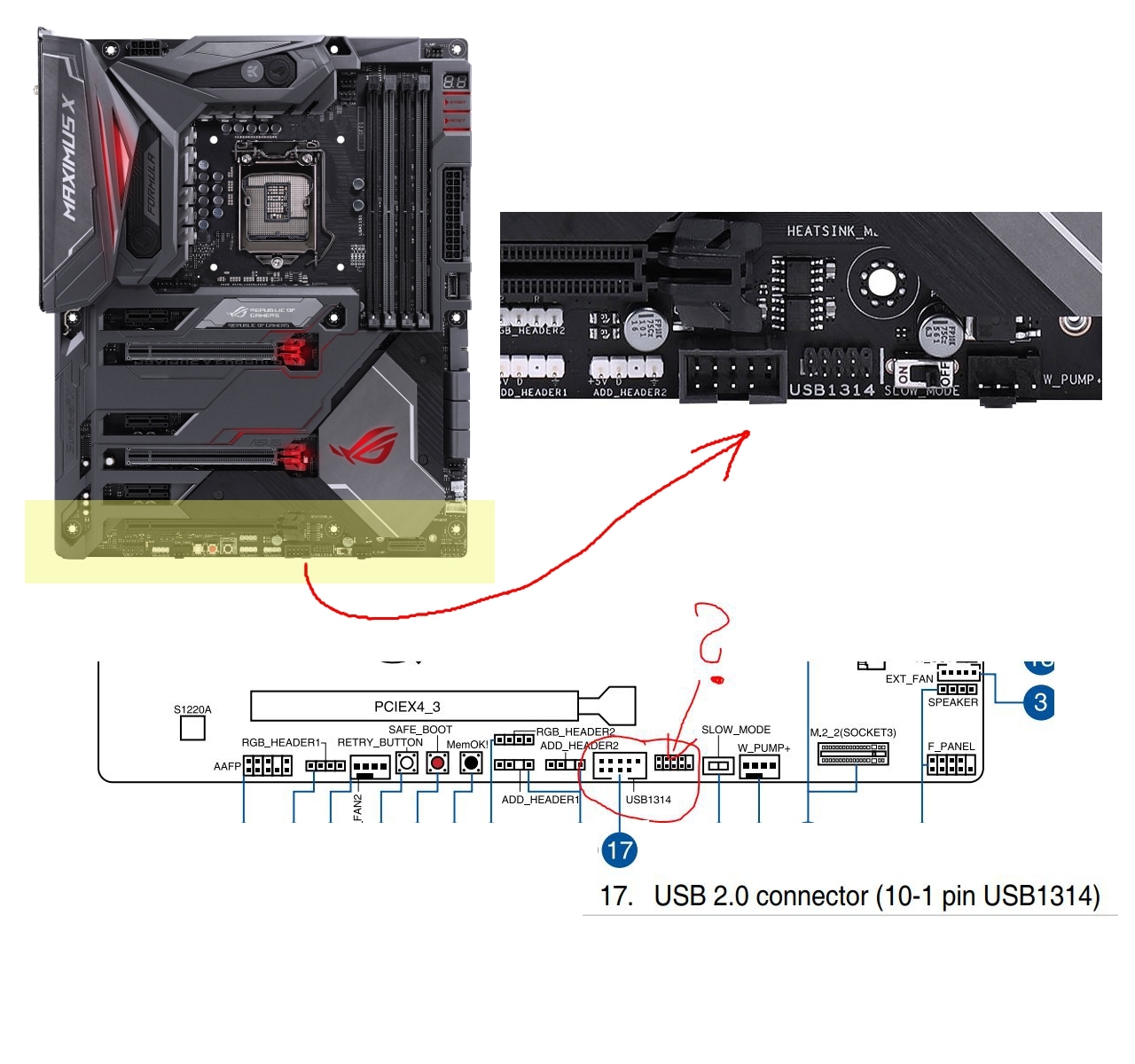 Czy to port USB ? - płyta gł. Asus Maximus Formula X