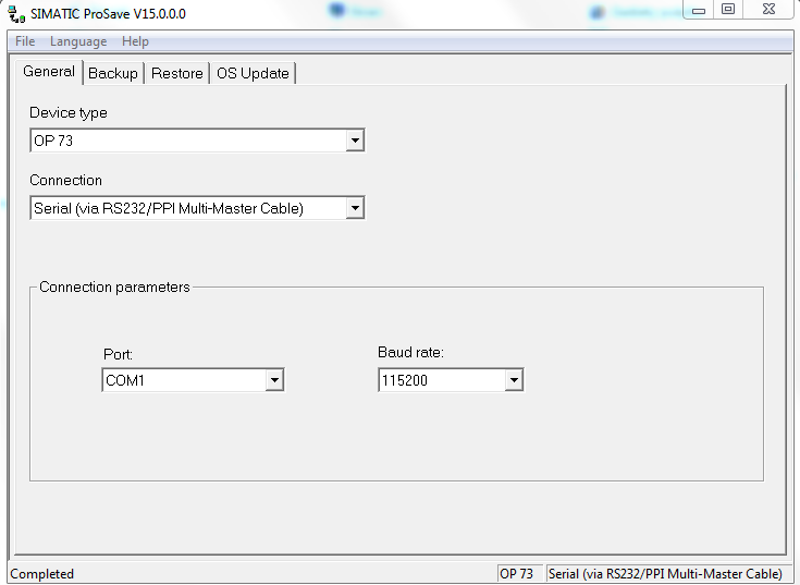 [Rozwiązano] Simatic ProSave 15.0 - błąd przy przywracaniu backupu na ...
