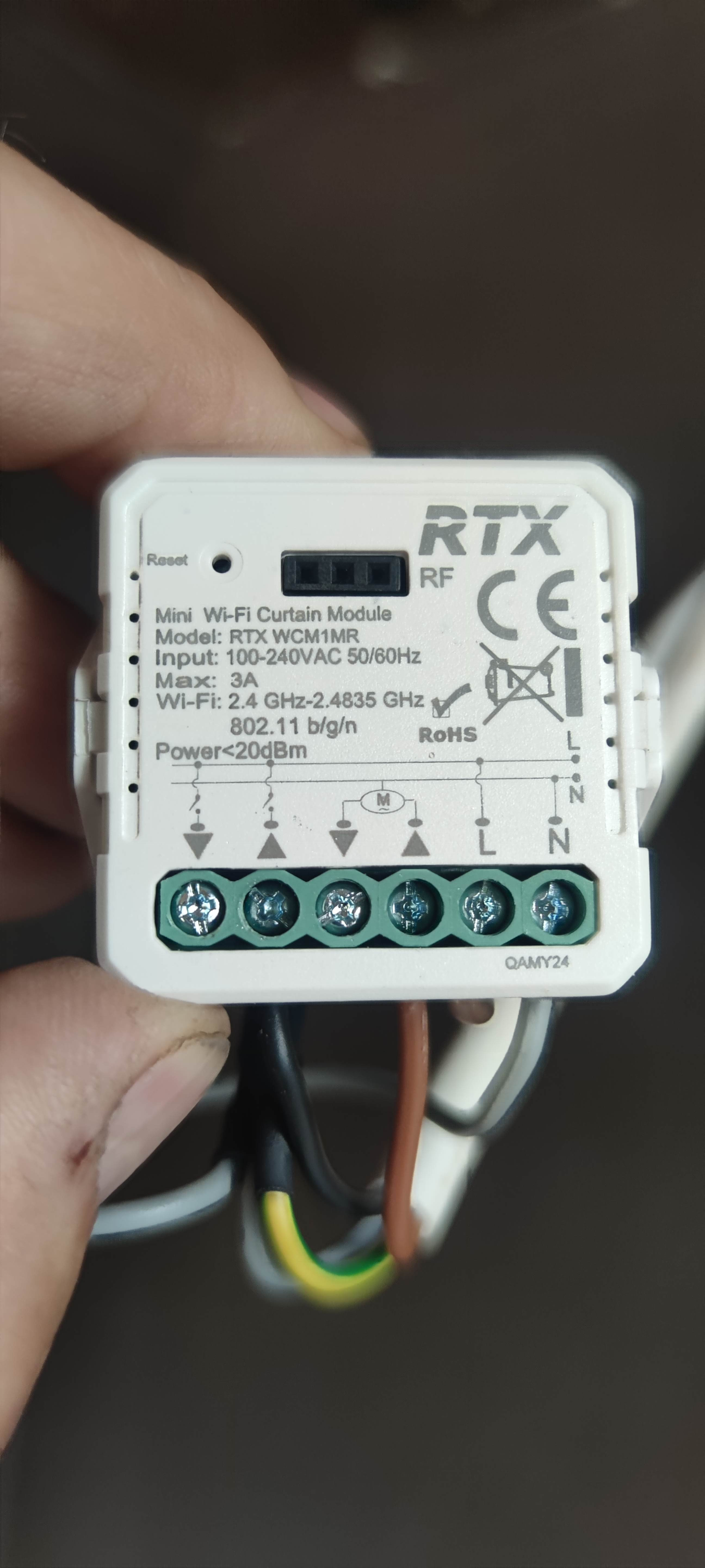 Connection of rtx tuya controller to starcus er system roller shutters