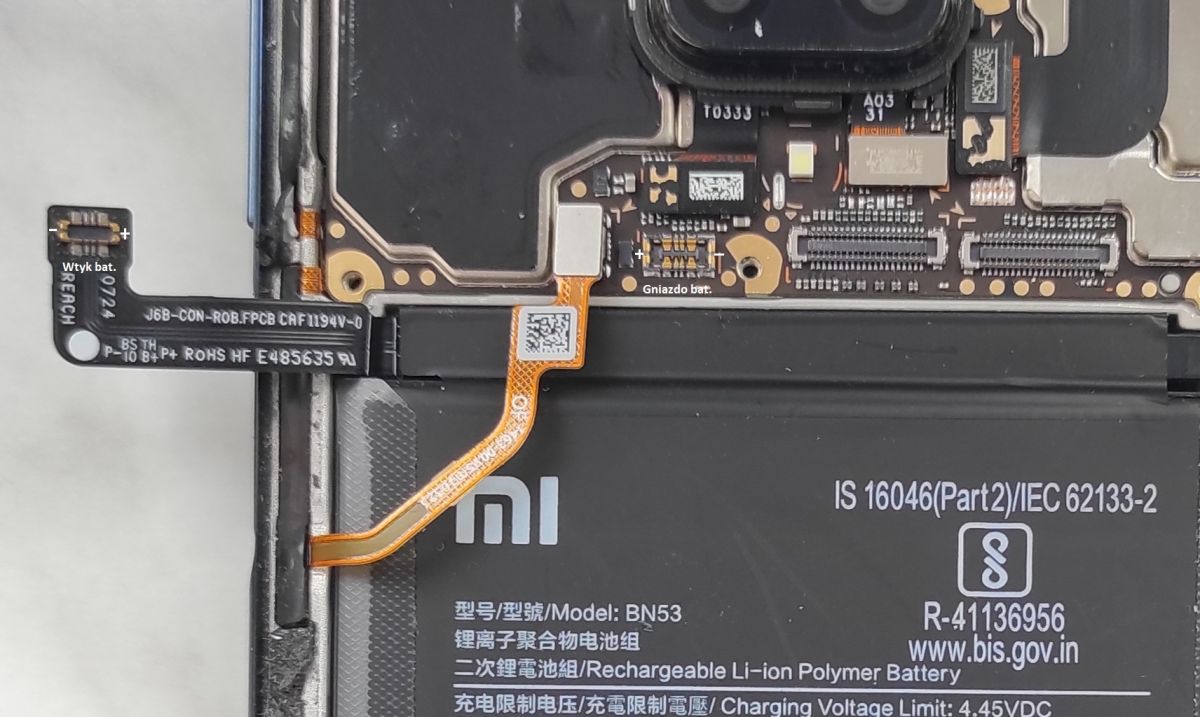 Redmi Note 9 Pro: Problem z ładowaniem, reanimacja baterii, wymiana części, płyta główna