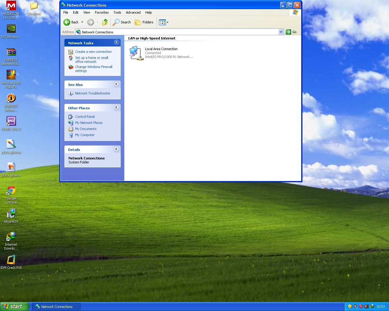 Brak internetu na nowym PC z Windows XP po podłączeniu do NETGEAR DGN2200