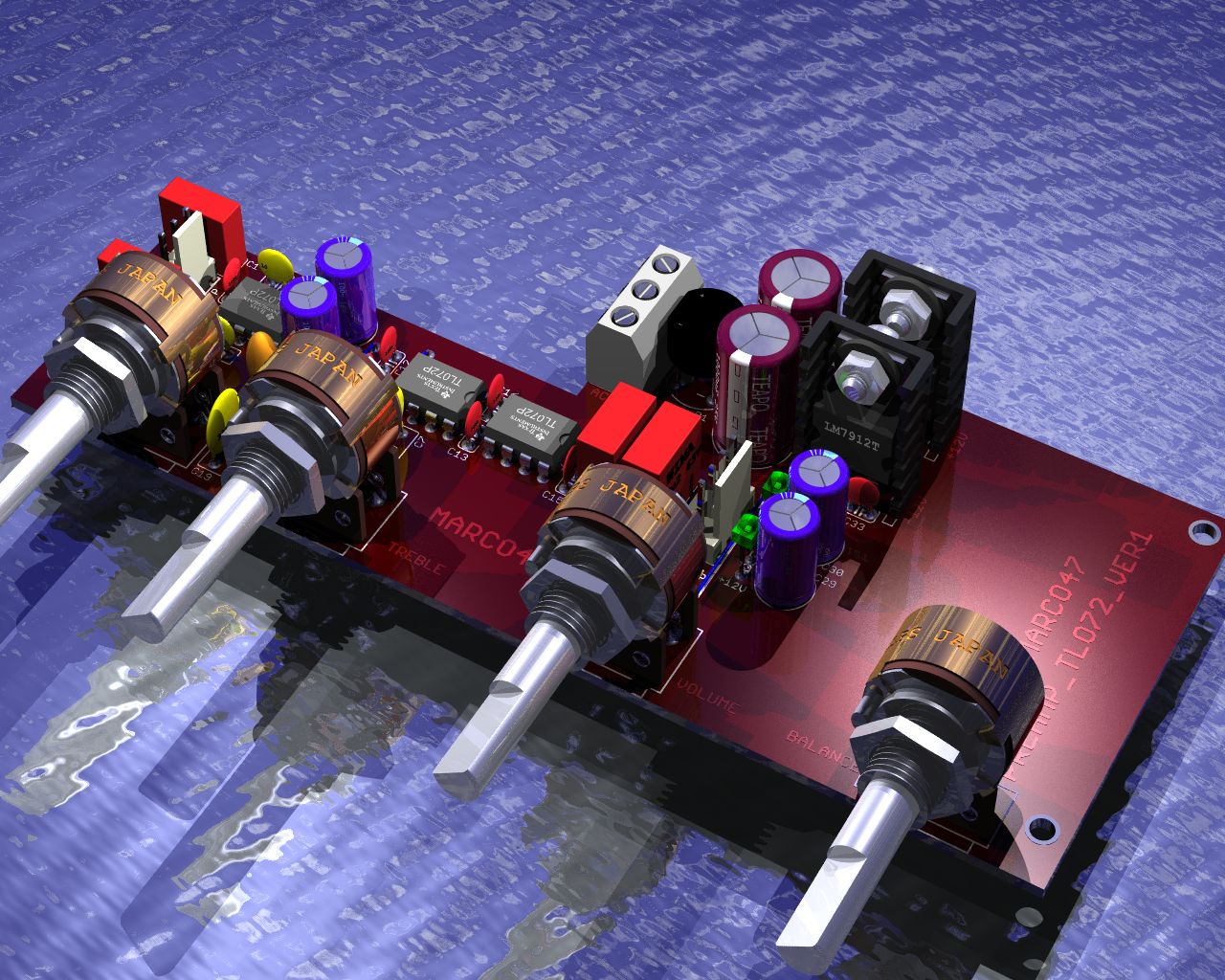 Sprawdzenie PCB piecyka gitarowego z przedwzmacniaczem Fender Frontman 15 R