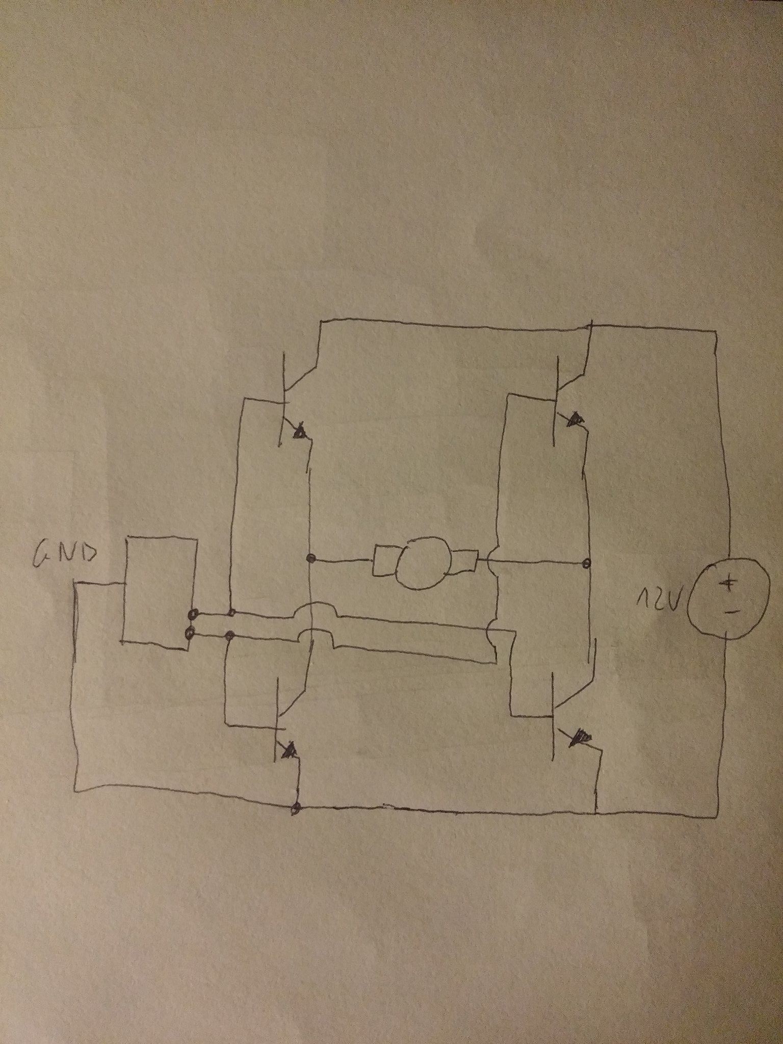 Mostek H na tranzystorach NPN - łazik Arduino UNO R3 nie jeździ do tyłu