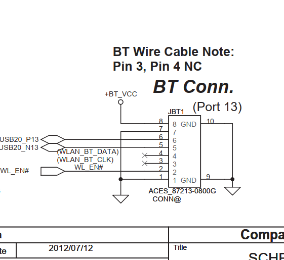 Packard Bell LS11 - Bluetooth, Płyta P7YE0 LA-6991P