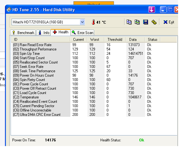 Hitachi HDT721016sla - Blue Screen i błędy SMART po wymianie karty ...