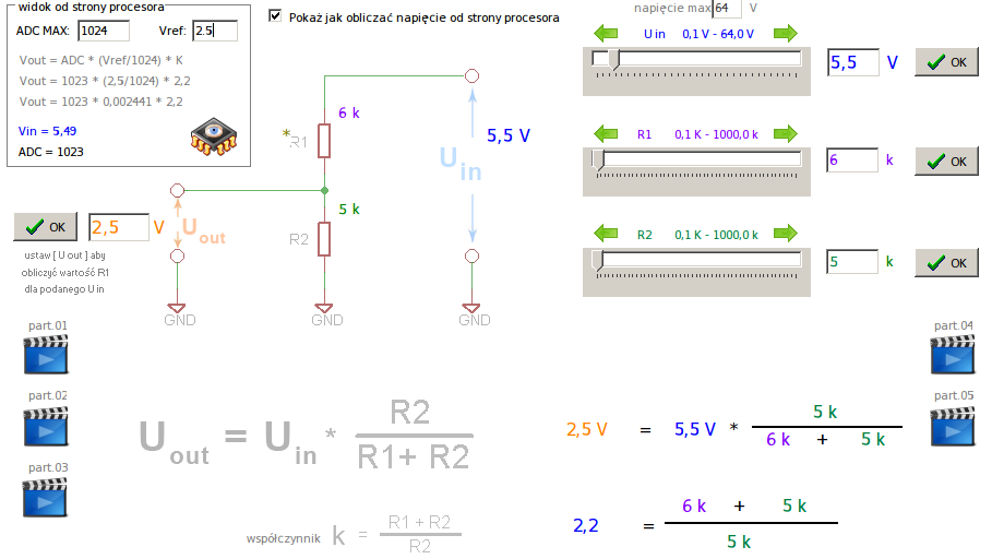 [Rozwiązano] [BASCOM] Jak mierzyć napięcie (0-5.5V) i prąd (0-2.5A) na ...