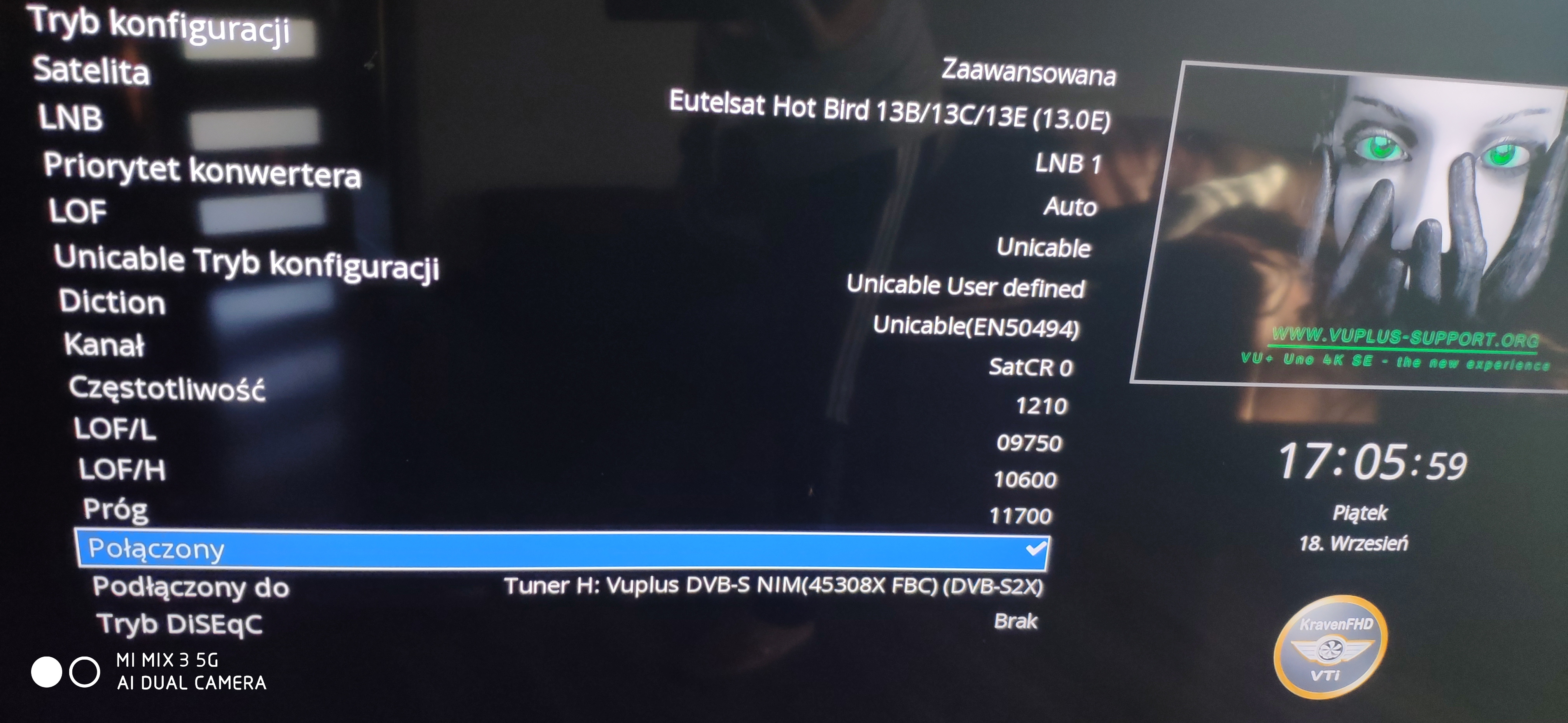Setting up UNICABLE QUAD TWIN INVERTO CONVERTER IDLU-QUDL42-UNR2L-1PP ...