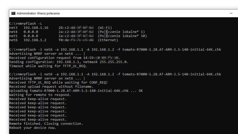 Netgear R7000 z zabezpieczeniem ( TA 01R3 ). Sposób na wgranie firmware.