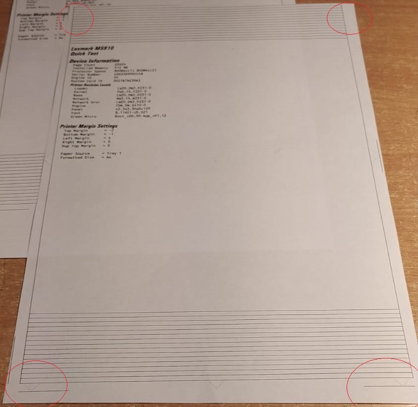 [Rozwiązano] Lexmark MS810dn – krzywo drukuje, papier wychodzi ...