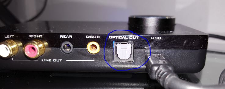 Czy Optical "OUT" to również "IN"