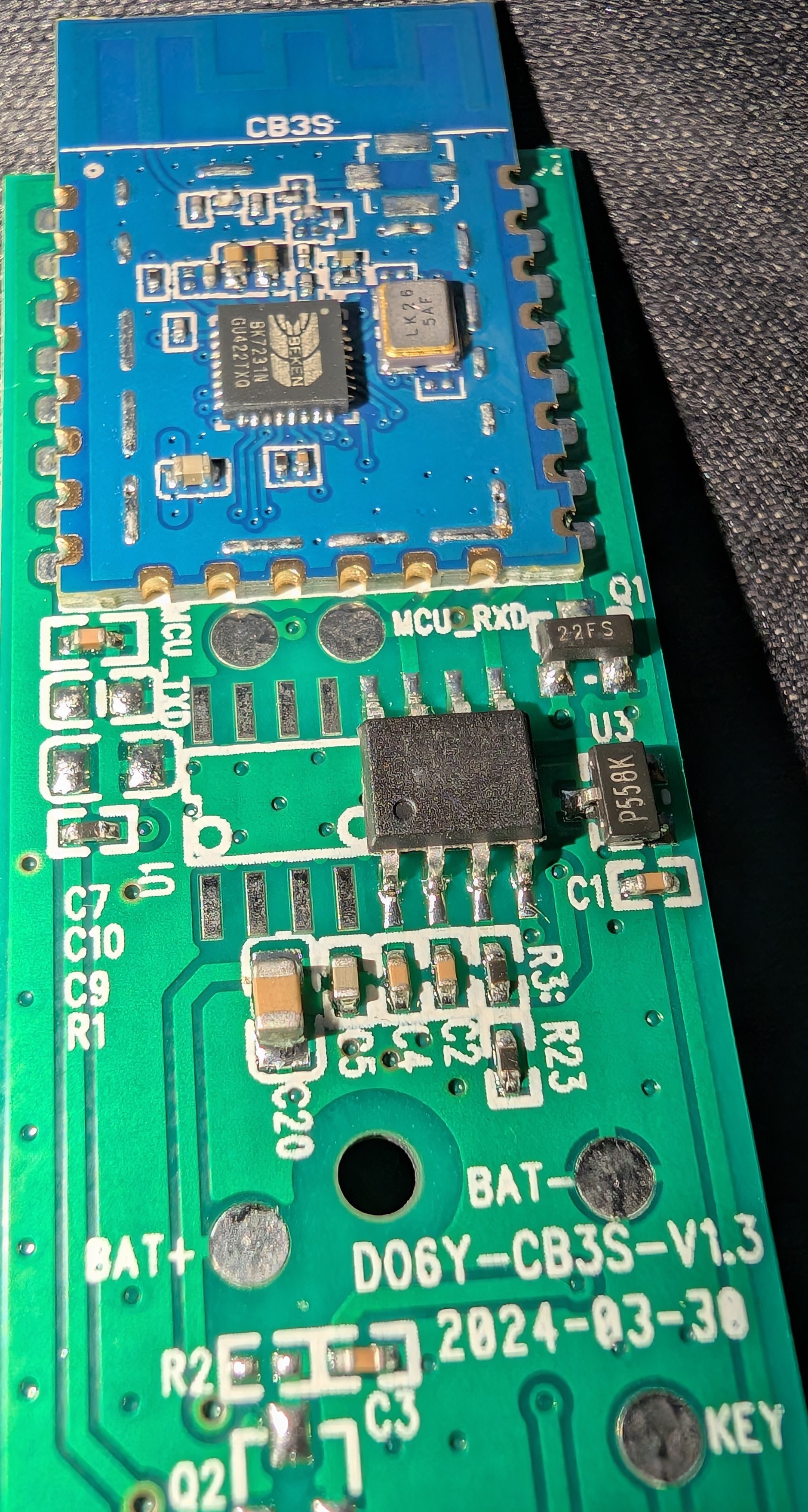 New Version of WiFi Door Sensor D06 with CB3S (BK7231N) Chip Configuration