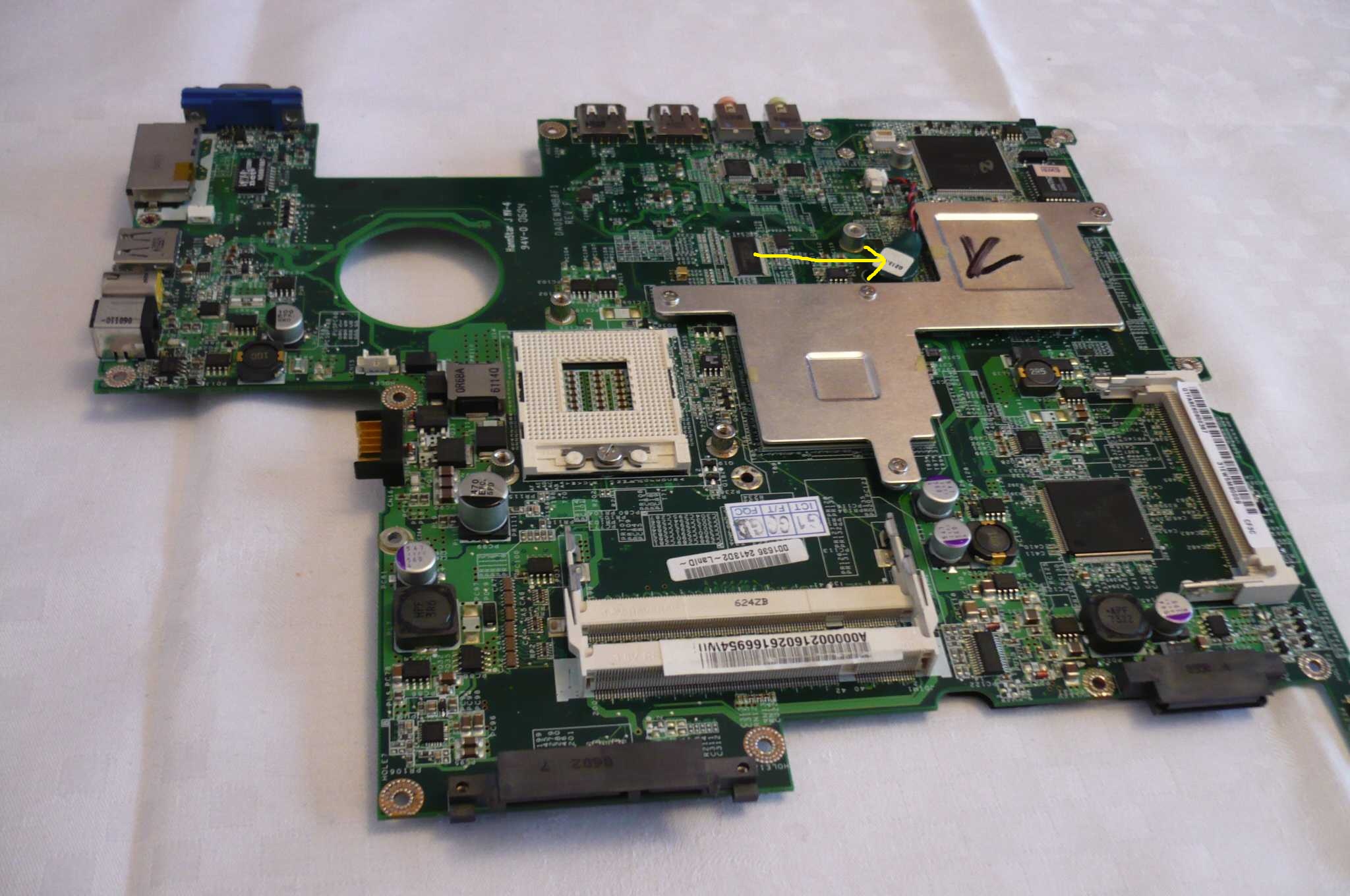 Toshiba Satellite L20-121 - Jak zresetować BIOS po wyłączeniu grafiki?