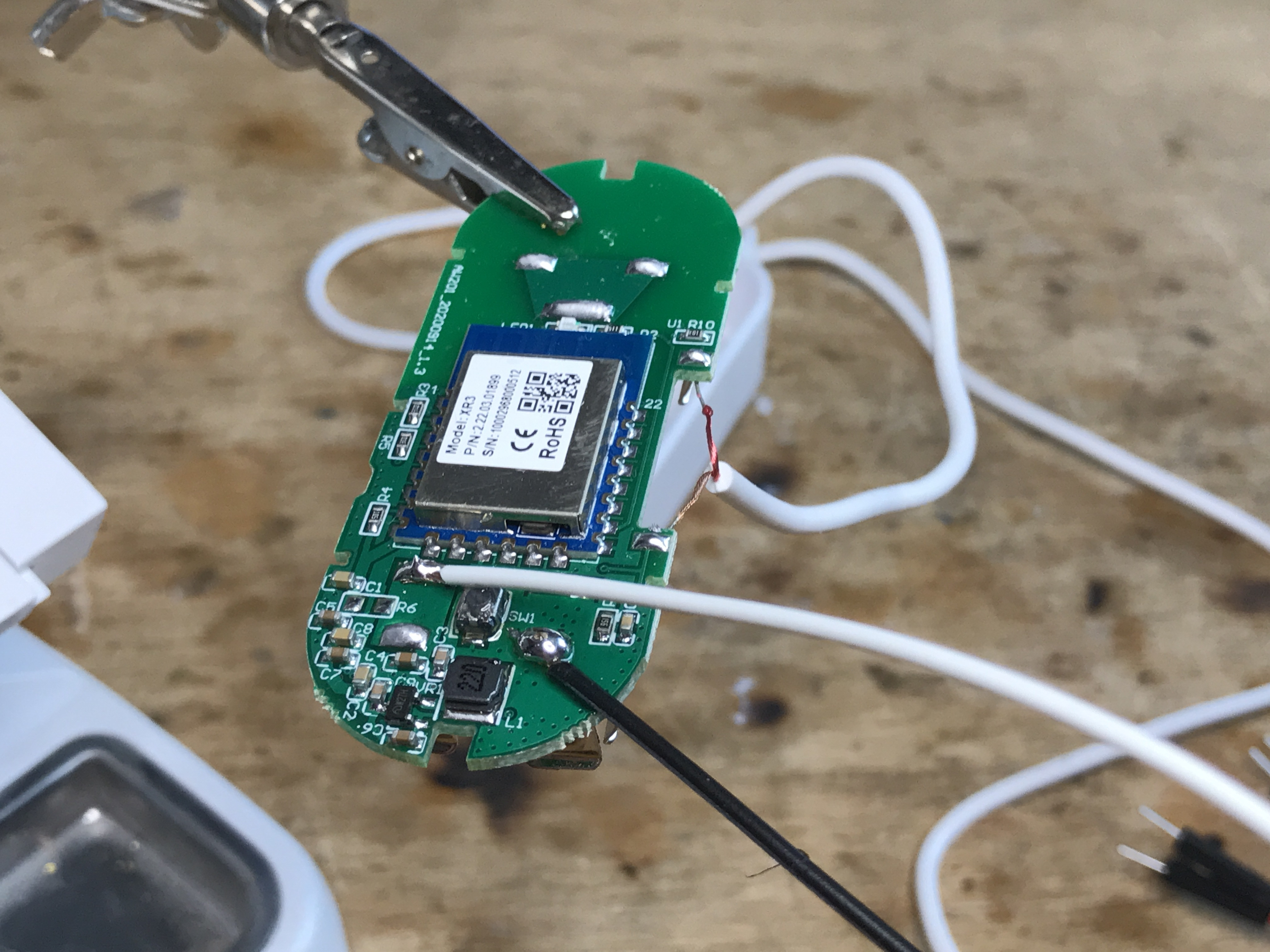 XR809 WiFi flood sensor, XR3 Tasmota replacement, open firmware, guide