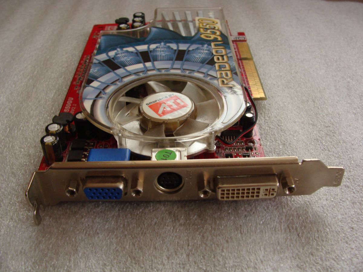 Sprzedam karty: GF9400GT, Radeon 9550, nVidia FX5200 AGP/PCI-E