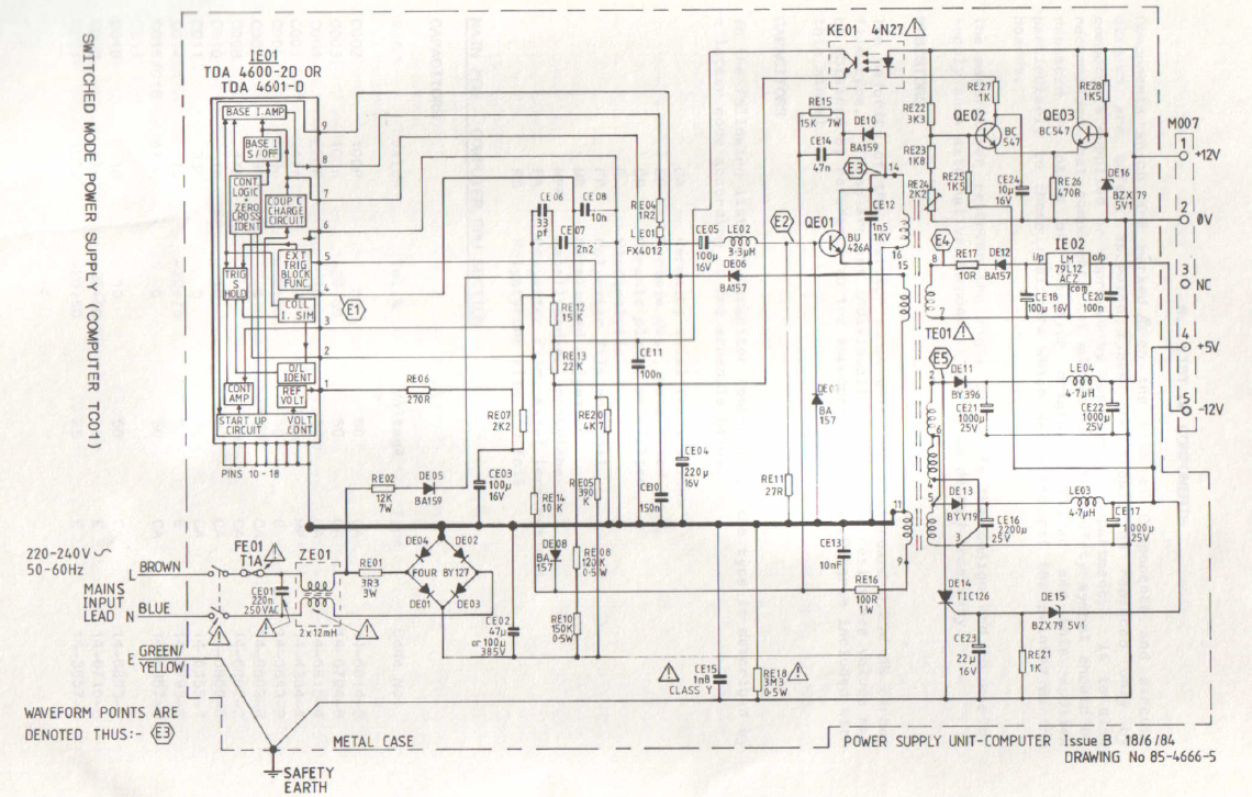 Zasilacz na bazie TDA4600-2D - Próbkuje po pewnym czasie
