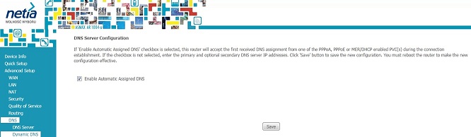 Router Netii ADSL Asmax 1004g NETIA i kłopot z kamerką WIFI DYNDNS