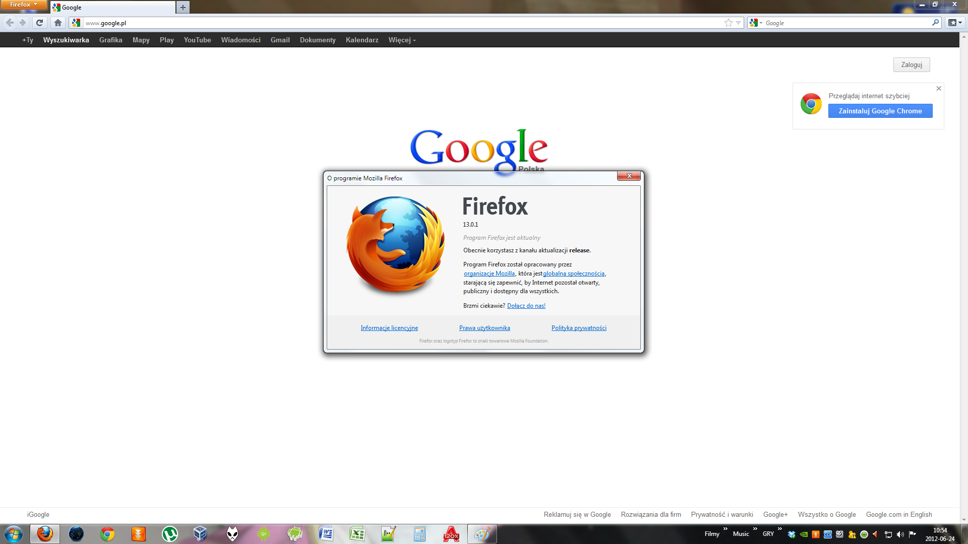 Firefox 13.0.1 na Windows 7 nie odtwarza filmów na YouTube i innych ...