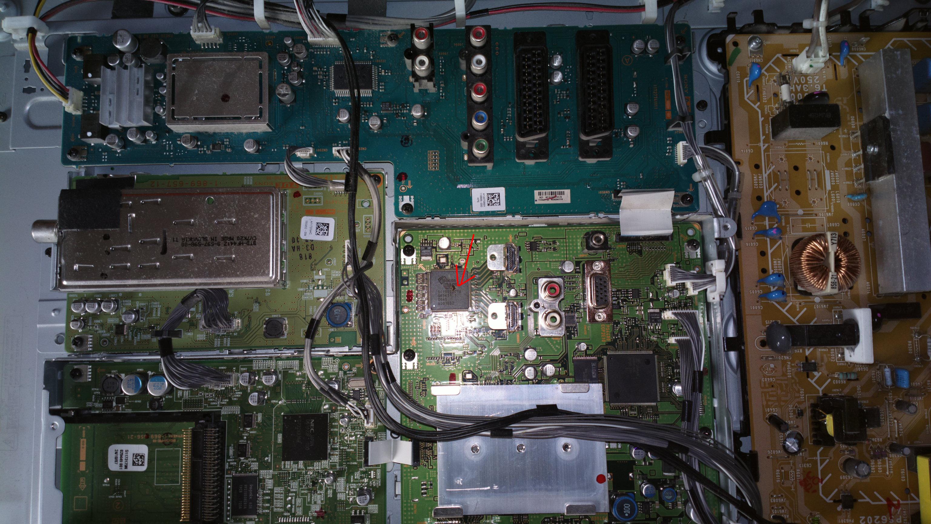 Sony KDL-40W2000 - Czy wymieniać płytę po uszkodzeniu przez burzę?