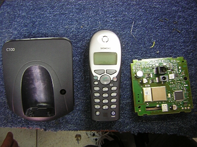 Siemens C100 - identyfikacja wystrzelonego elementu na płycie głównej