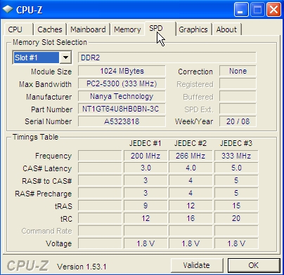 Acer Extensa 5220 - RAM PC2-5300 (333 mhz) - problem