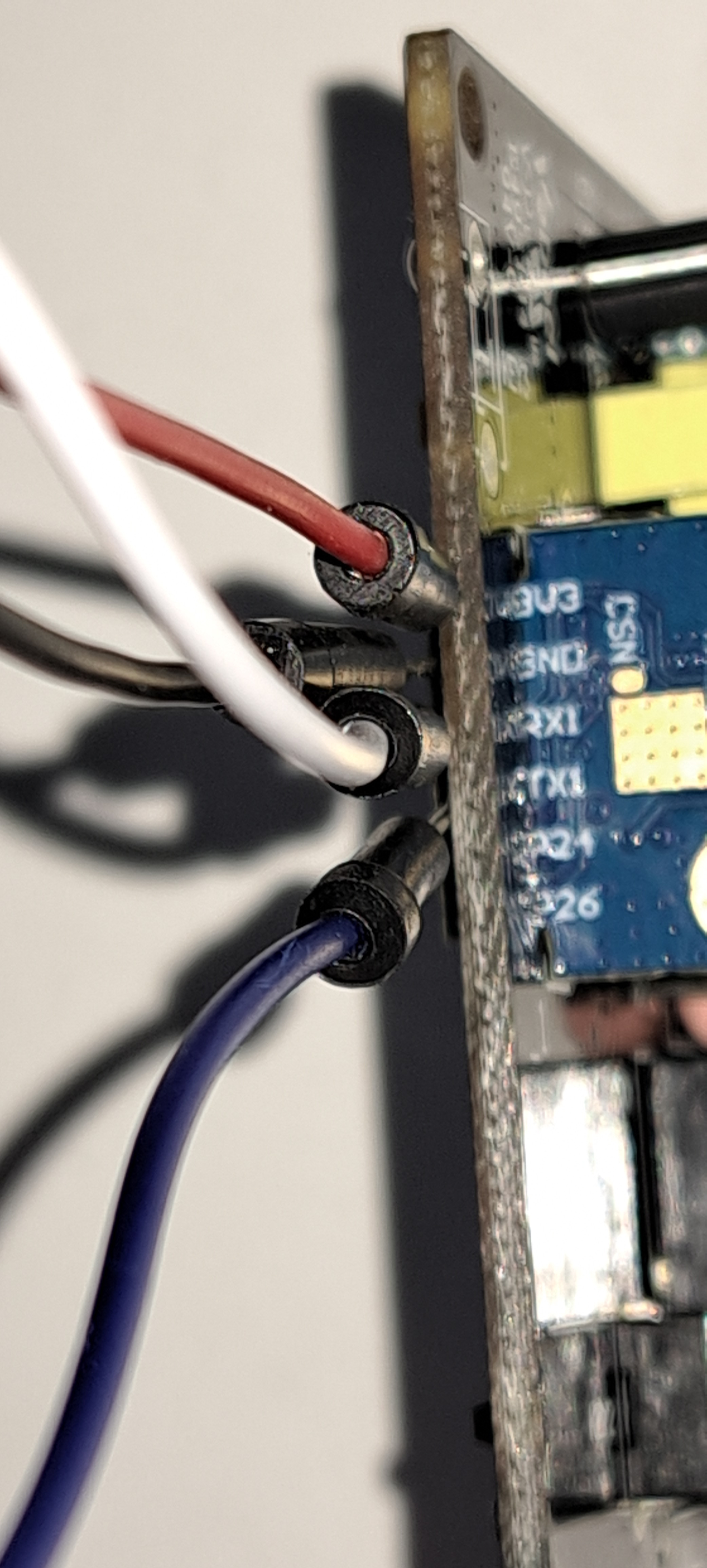 Flashing ELEGRP single pole light switch CB2S Board with BK7231flasher ...