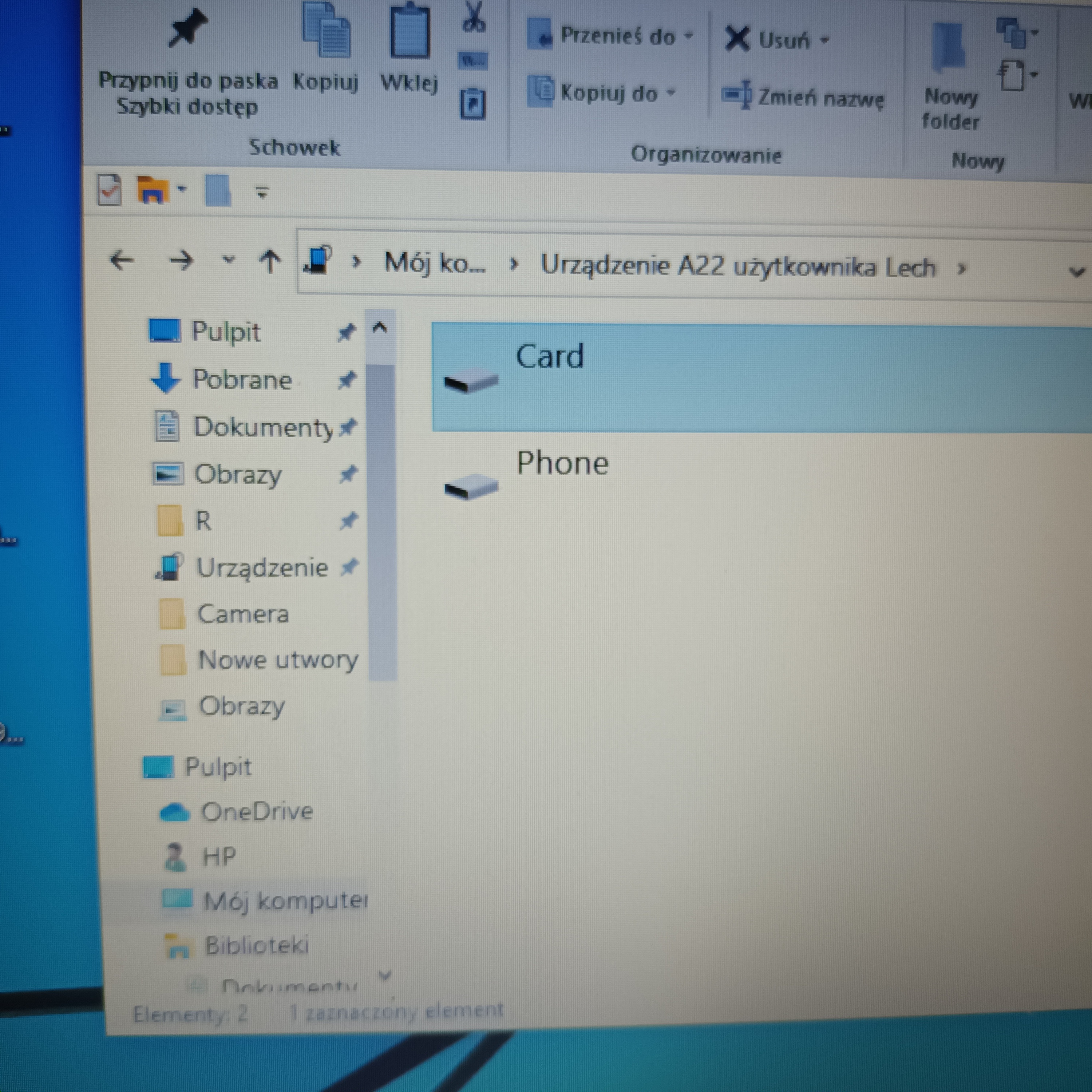 Jak ustawić telefon do przegrania zdjęć, filmików i melodii na Windows 10