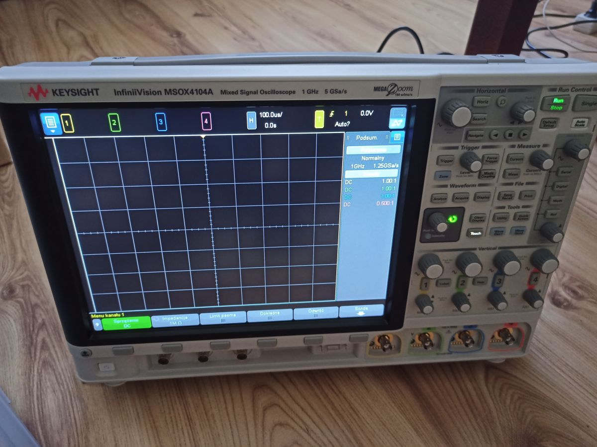 [Sprzedam] Sprzedam oscyloskop Keysight MSOX4104A 1GHz 5GSPS 4 kanały ...