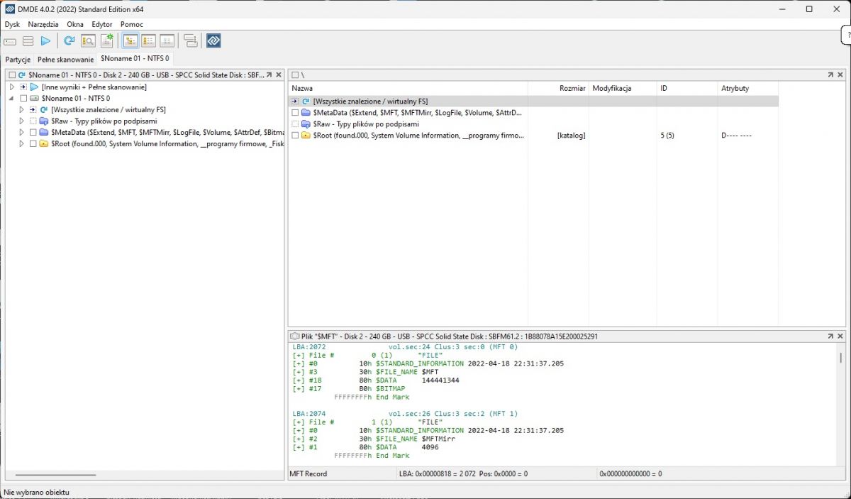 Dysk Hitachi HUS724030ALE641 zniknął w systemie - jak przywrócić dostęp ...