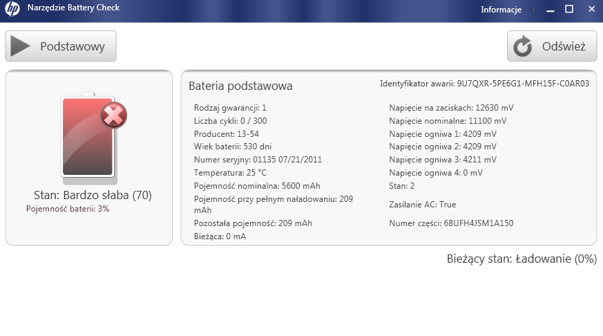 Bateria HP MU06 HSTNN-UB0Y - jak odblokować układ bq29330 bq20z70?