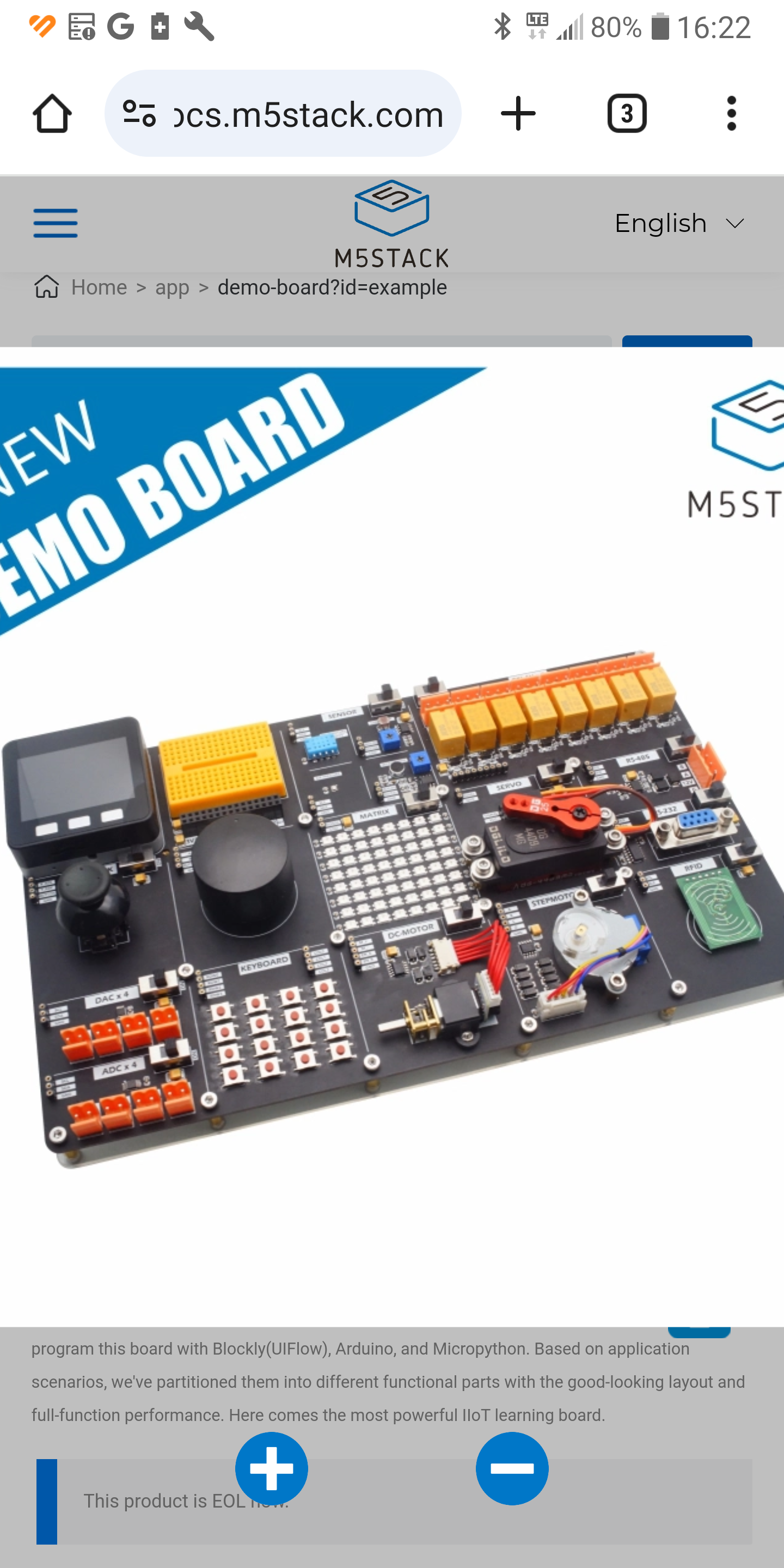 Ciekawe projekty na tablicy edukacyjnej M5Stack demo board ...