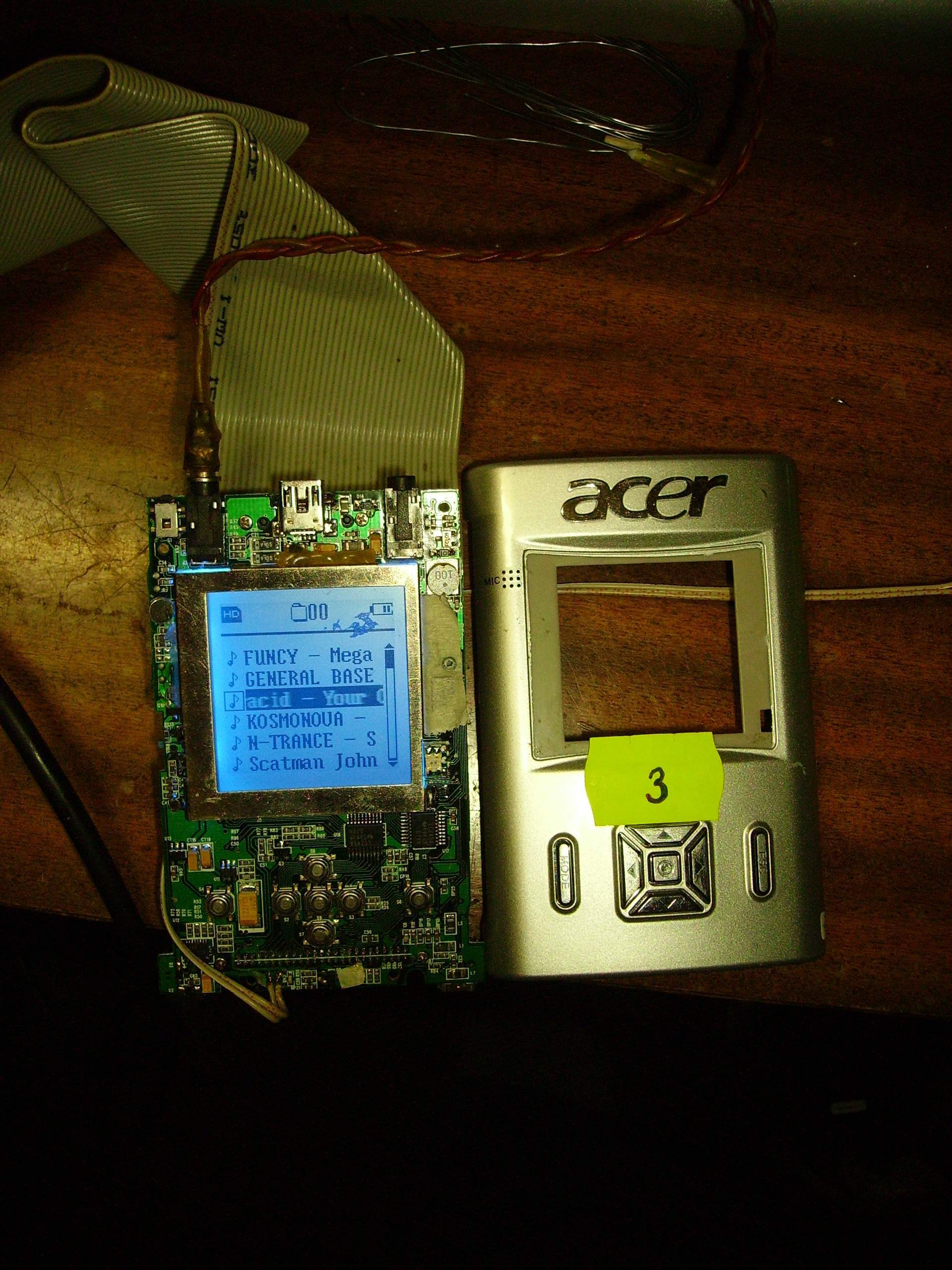 ACER MP-330 z HDD 2.5''/3.5'' zamiast 1.8'' - elektroda.pl