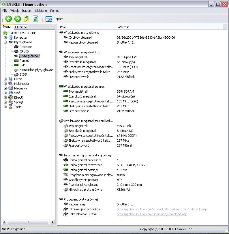 Jak ustawić BIOS na płycie Shuttle AK31 z Athlon 2000XP, by uniknąć ...