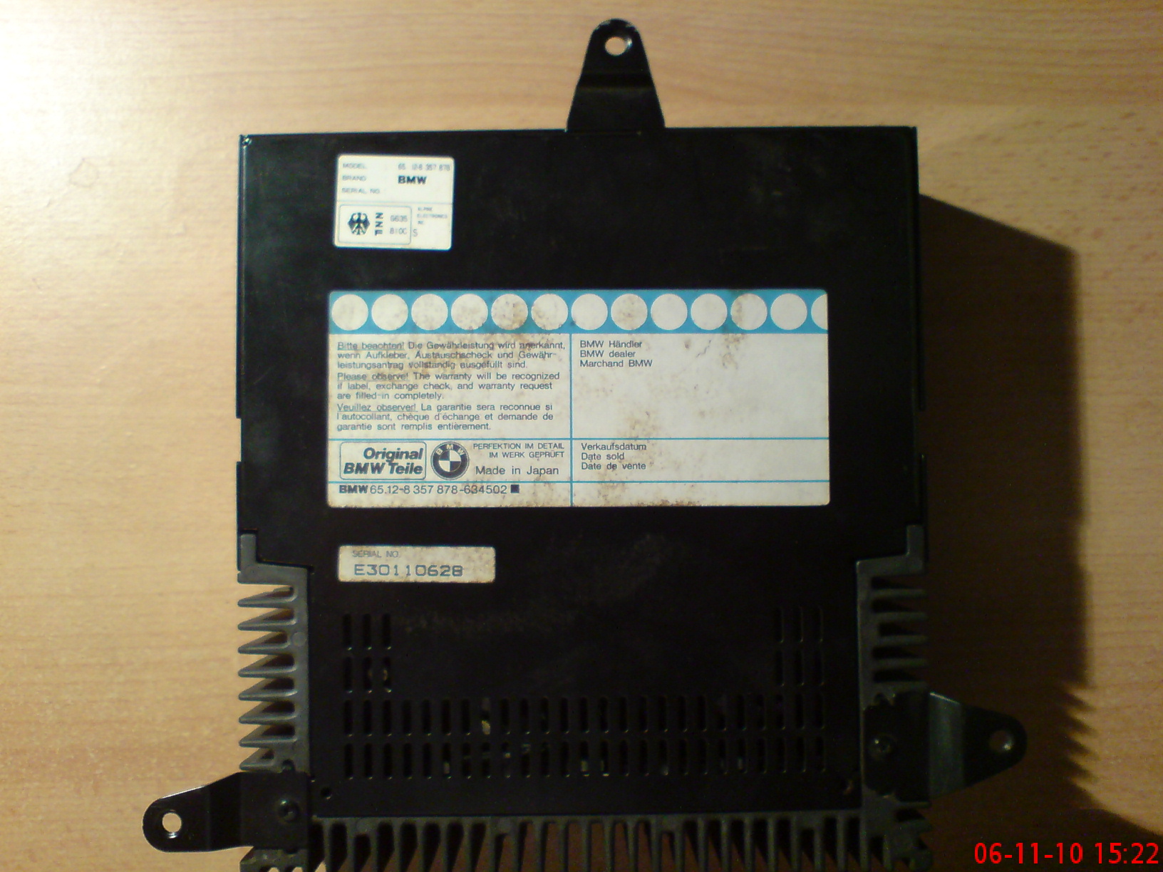 Wzmacniacz BMW DSP z układami TA8210AH - opis złącz i schematy