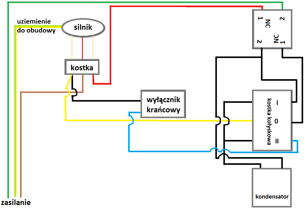 Jak podłączyć drugi bezprzewodowy włącznik do wciągarki?